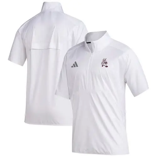 Adidas Texas A&m Aggies Ol' Sarge Quarter-zip Pullover