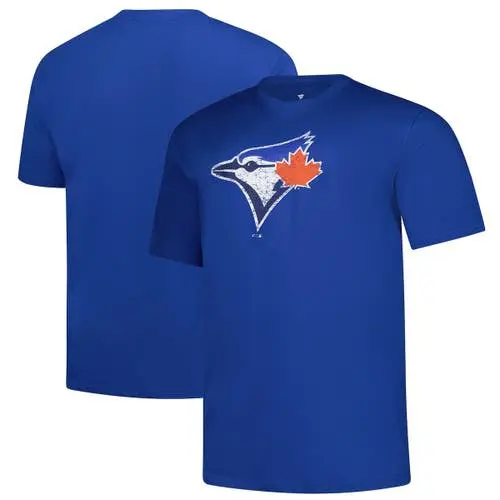 Profile Toronto Blue Jays Big & Tall Distressed Logo T-shirt