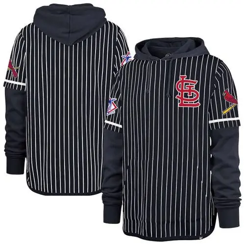 '47 St. Louis Cardinals Pinstripe Pullover Hoodie