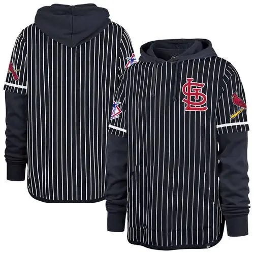'47 St. Louis Cardinals Pinstripe Pullover Hoodie