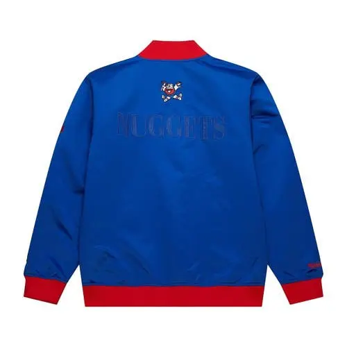 Mitchell & Ness Denver Nuggets Hardwood Classics Team Og 3.0 Lightweight Satin Full-snap Jacket