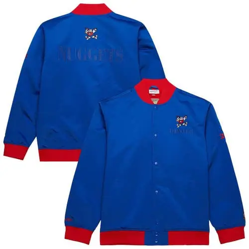 Mitchell & Ness Denver Nuggets Hardwood Classics Team Og 3.0 Lightweight Satin Full-snap Jacket