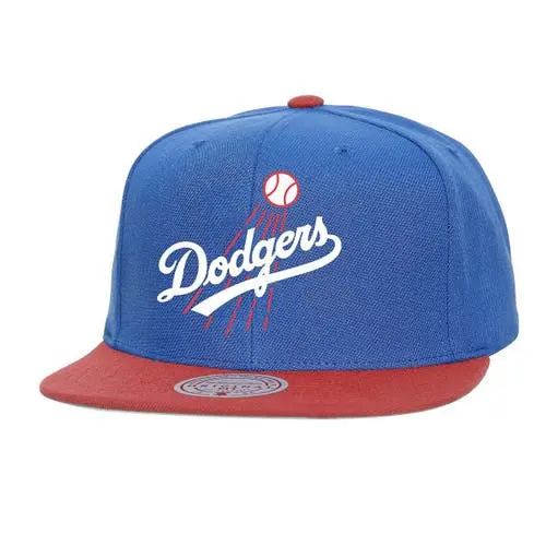Mitchell & Ness Los Angeles Dodgers Cooperstown Collection Basic Flip Snapback Hat