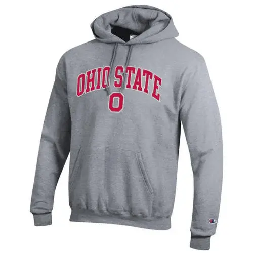Champion Ohio State Buckeyes Arched Logo Fleece Pullover Hoodie