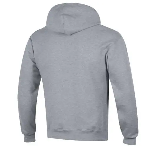 Champion Uconn Huskies Arched Logo Fleece Pullover Hoodie - Heather Gray
