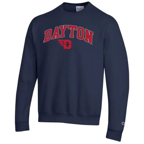 Champion Dayton Flyers Arch Over Logo Pullover Sweatshirt