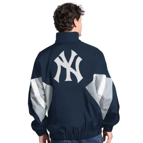 STARTER New York Yankees Cooperstown Chief Half-zip Pullover