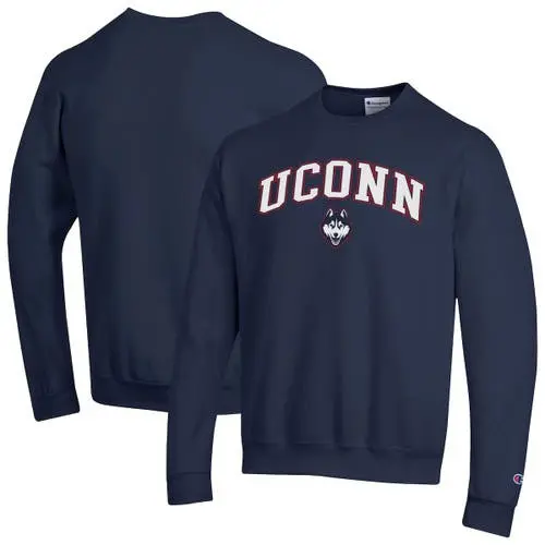 Champion Uconn Huskies Arch Over Logo Pullover Sweatshirt