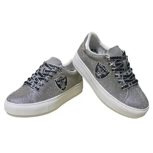 CUCE Las Vegas Raiders Team Color Crystal Sneakers