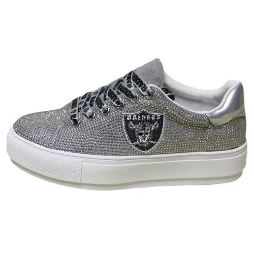 CUCE Las Vegas Raiders Team Color Crystal Sneakers