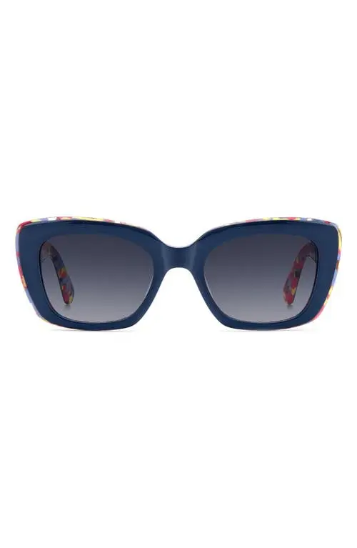 Kate Spade New York Rectangle Sunglasses - Blue Havana