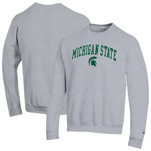 Champion Michigan State Spartans Arch Over Logo Pullover Sweatshirt