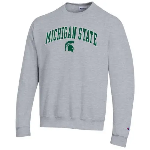 Champion Michigan State Spartans Arch Over Logo Pullover Sweatshirt