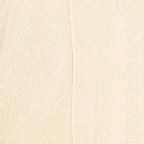 DAI MODA Long Sleeve Zip Neck Knit Top - Cream