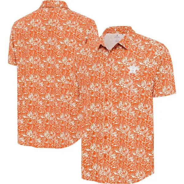 ANTIGUA Houston Astros Resort Button-up Shirt