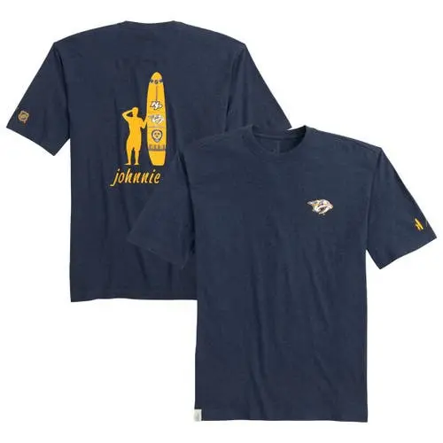 Johnnie-o Nashville Predators Heathered Spencer T-shirt - Navy
