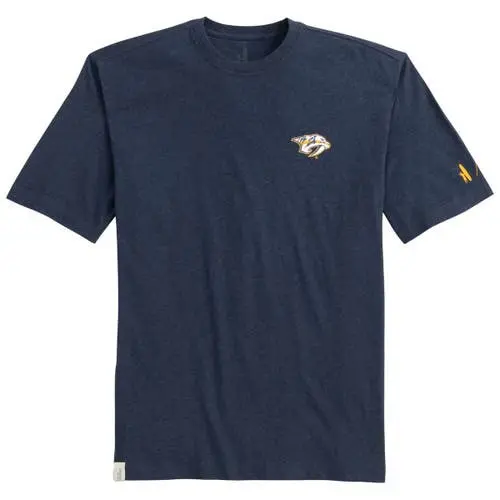 Johnnie-o Nashville Predators Heathered Spencer T-shirt - Navy