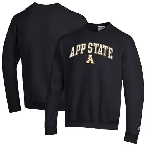 Champion Appalachian State Mountaineers Arch Logo Pullover Sweatshirt - Black