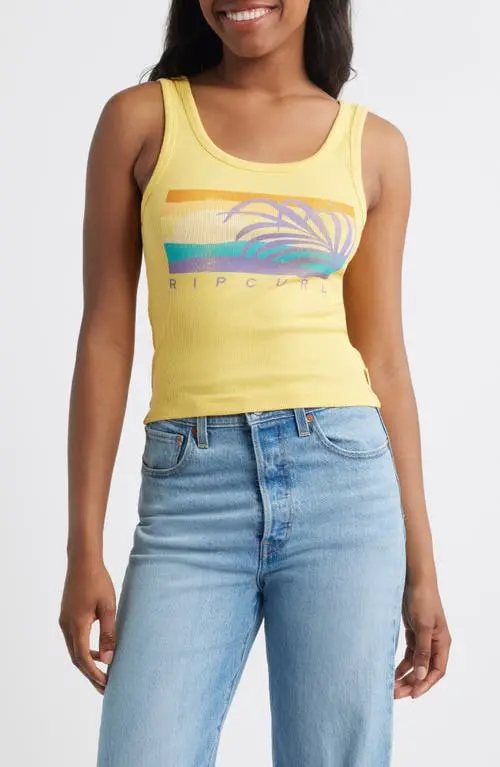 Rip Curl Logo Graphic Tank - Sand