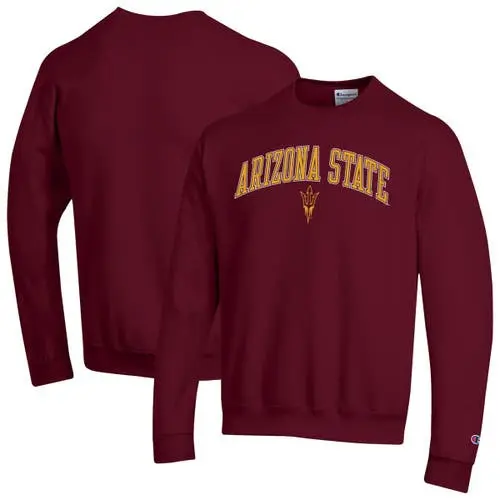 Champion Arizona State Sun Devils Arch Over Logo Pullover Sweatshirt