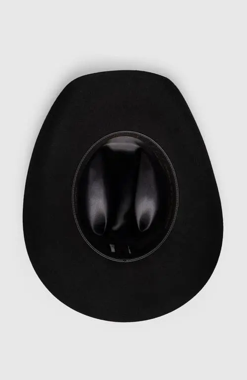 MANELA The Bronco Premier Wool Western Cowboy Hat - Black