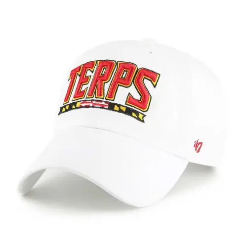 '47 47 Maryland Terrapins Clean Up Baseball Cap - White