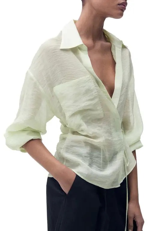 Mango Side Tie Wrap Top