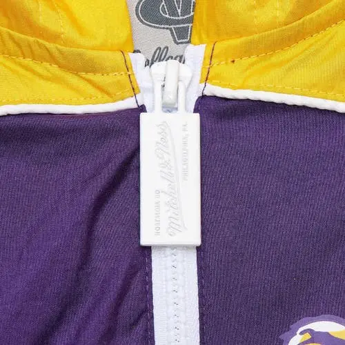 Mitchell & Ness Lsu Tigers Big Shot Premium Full-zip Windbreaker