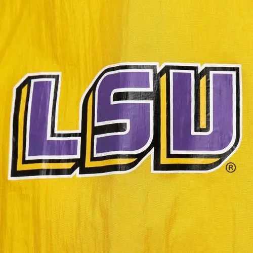 Mitchell & Ness Lsu Tigers Big Shot Premium Full-zip Windbreaker