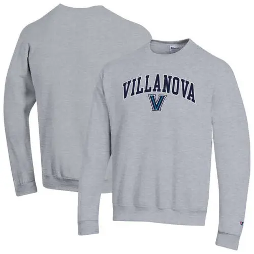 Champion Villanova Wildcats Arch Over Logo Pullover Sweatshirt