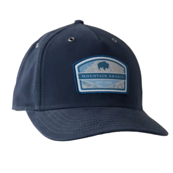 MOUNTAIN KHAKIS Topo Patch Cap - Navy