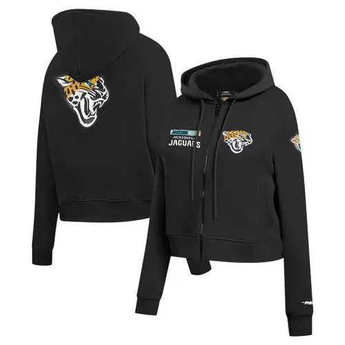 PRO STANDARD Jacksonville Jaguars Split Logo Full-zip Hoodie
