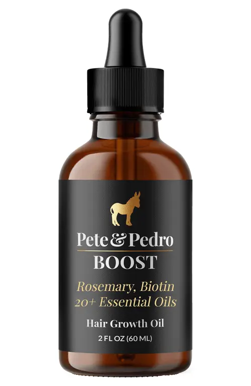 PETE & PEDRO Boost Hair & Beard Growth Strengthening Serum With Biotin & Rosemary - Brown