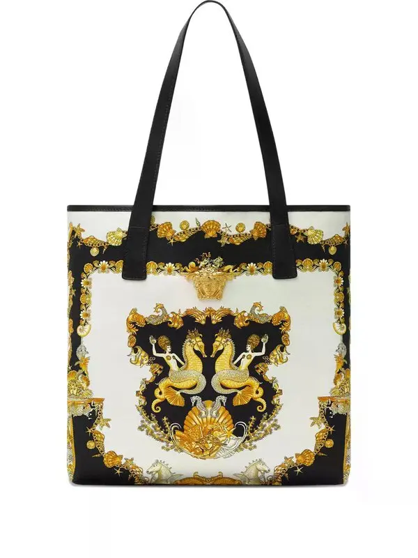Versace Canvas La Medusa Tote Bag - Gold