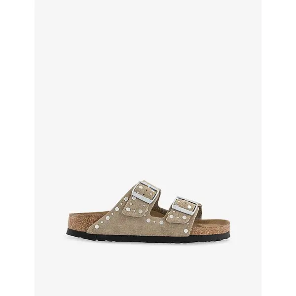 BIRKENSTOCK Arizona Two-strap Suede Flat Sandals