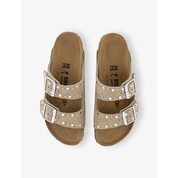 BIRKENSTOCK Arizona Two-strap Suede Flat Sandals