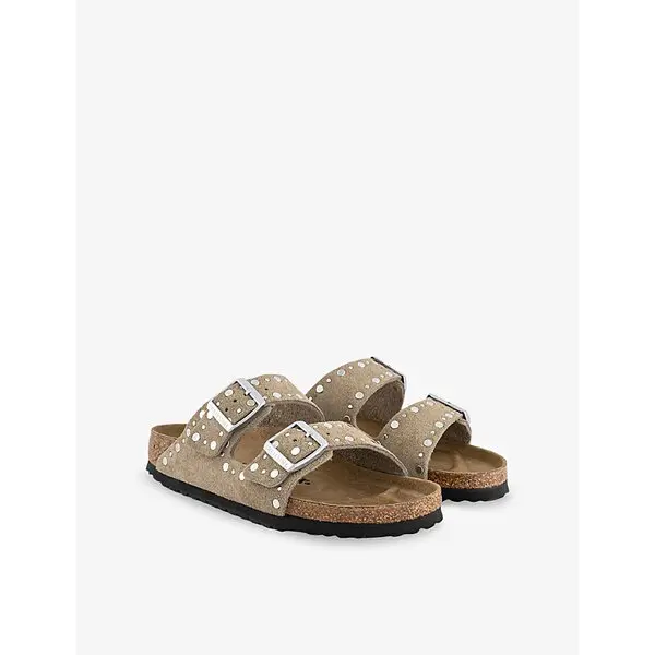 BIRKENSTOCK Arizona Two-strap Suede Flat Sandals
