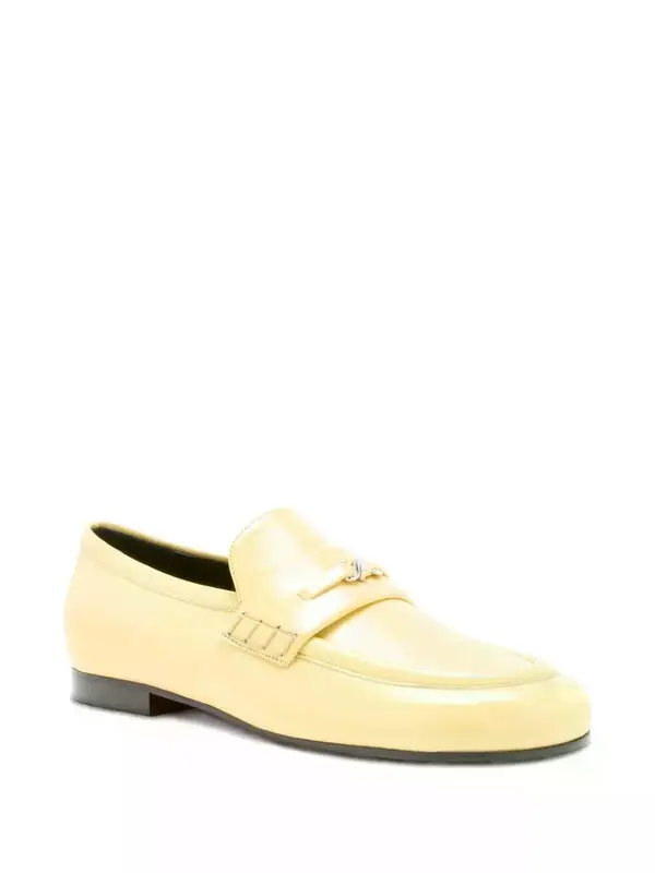 Proenza Schouler Monogram Leather Loafers