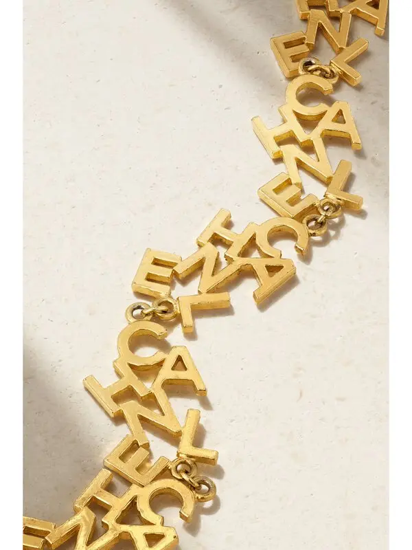 SUSAN CAPLAN Vintage Chanel Plated Necklace