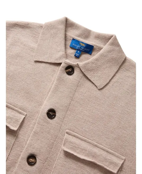 Robert Talbott Landon Sweater Jacket - Sand