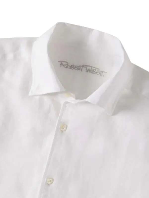 Robert Talbott Morgan Linen Shirt - White