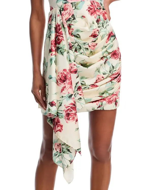 Aqua Strapless Mini Dress