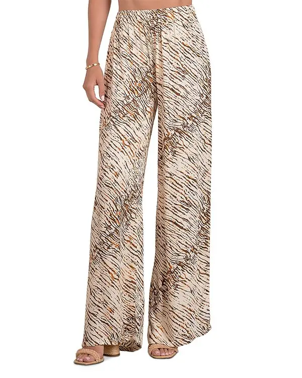 Elan Printed Wide Leg Pants