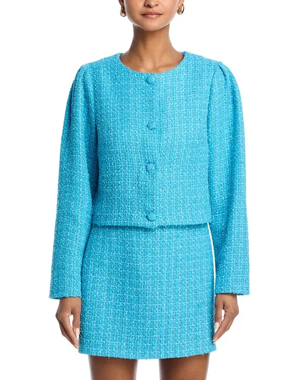 Aqua Tweed Jacket