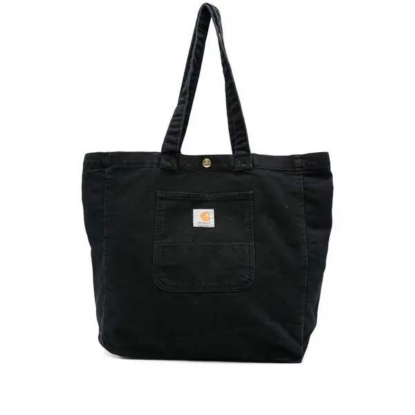 Carhartt Work In Progress Organic Cotton Tote Bag - Black