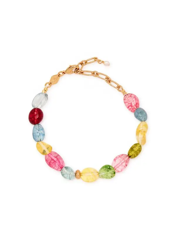 Anni Lu Tropicana 18kt Gold-plated Bracelet - Multicoloured