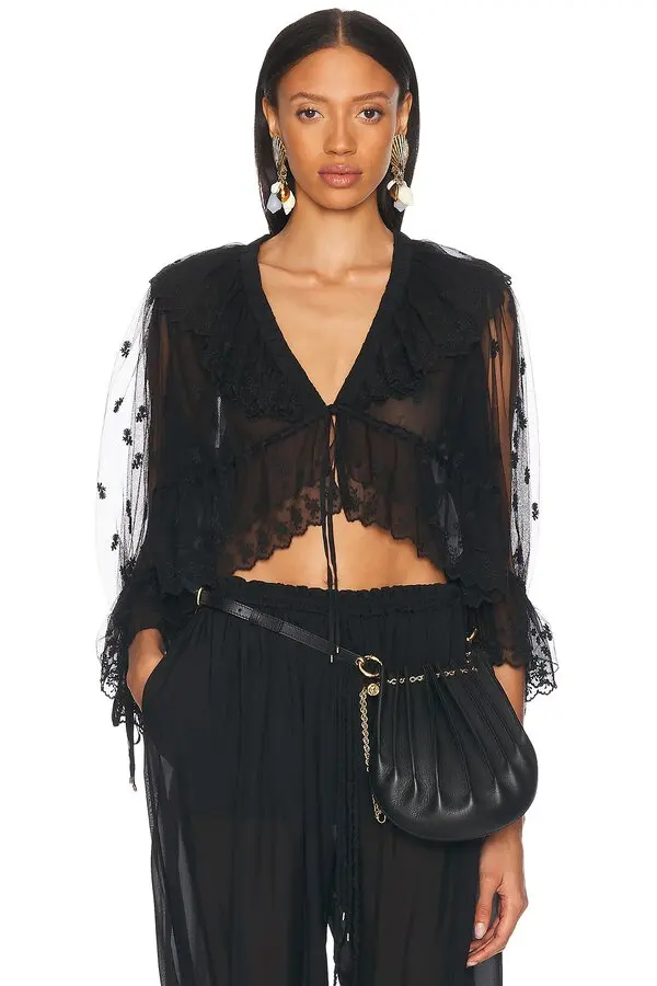 Chloé Embroidered Blouse