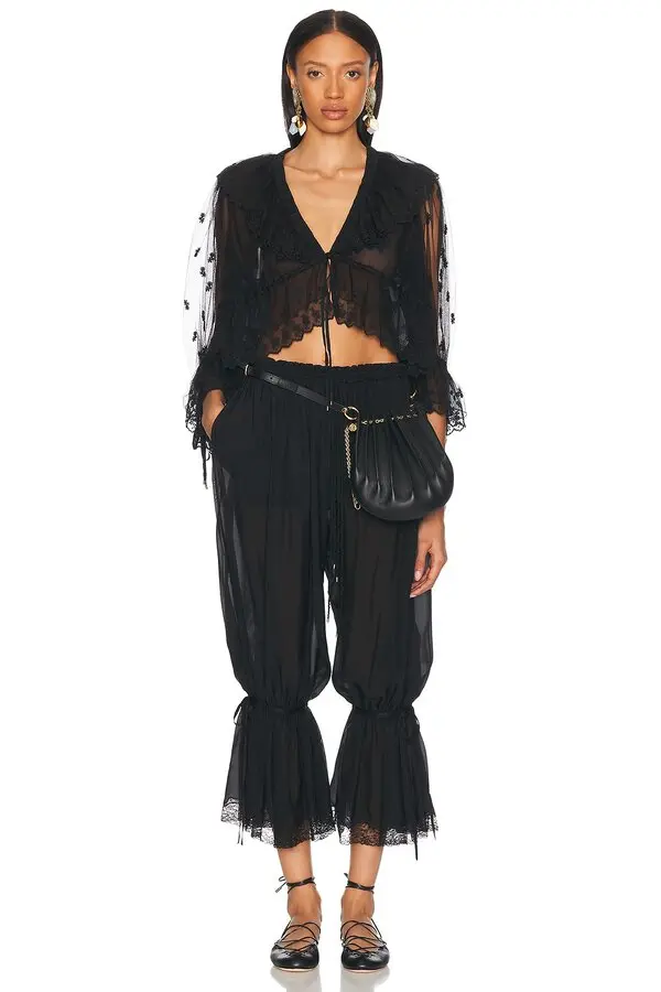 Chloé Embroidered Blouse