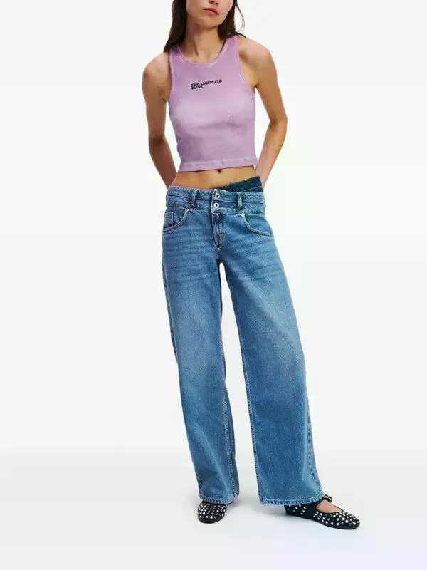 Karl Lagerfeld Relaxed Mid-rise Jeans