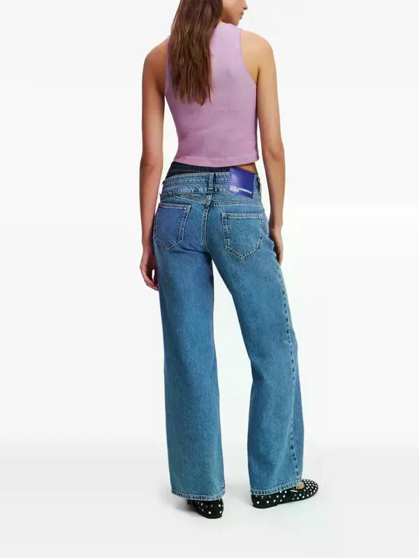 Karl Lagerfeld Relaxed Mid-rise Jeans